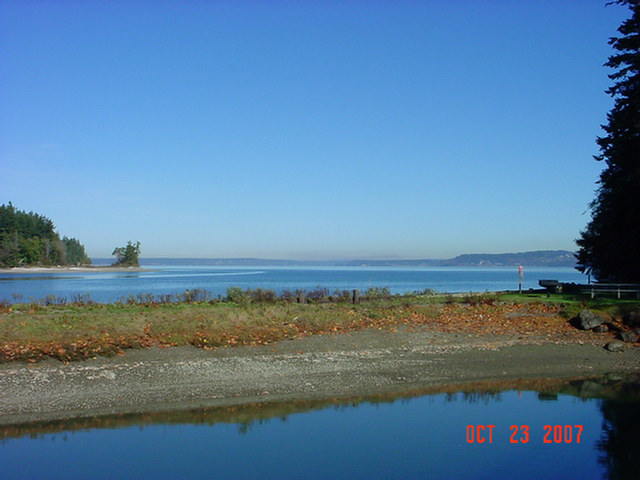 Looking Out Into Carr Inlet