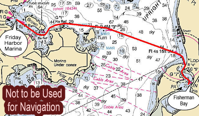 Friday Harbor to Lopez Island