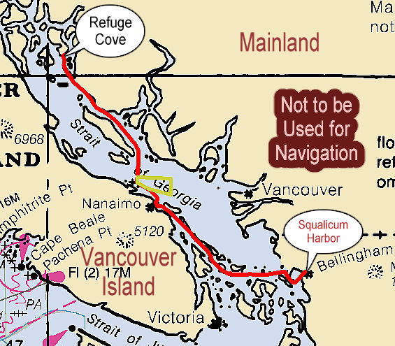 Bellingham to Desolation Sound