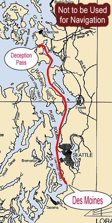 Deception Pass to Des Moines
