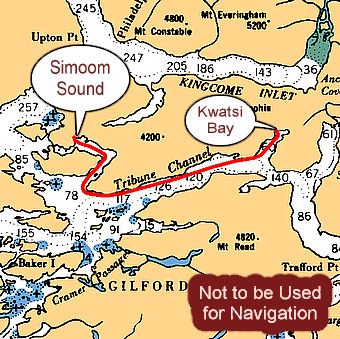 Kwatsi Bay to Simoom Sound