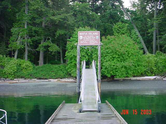 The Dock on Matia Island